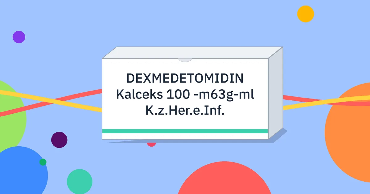 Symbolbild: Packung mit der Aufschrift DEXMEDETOMIDIN Kalceks 100 -m63g-ml K.z.Her.e.Inf. (PZN 19184103) – Verfügbarkeit und Bezug in Apotheken in Frankfurt am Main