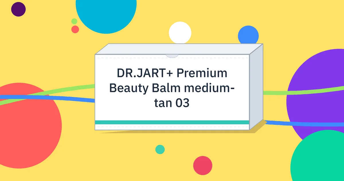 Symbolbild: Packung mit der Aufschrift DR.JART+ Premium Beauty Balm medium-tan 03 (PZN 19268403) – Verfügbarkeit und Bezug in Apotheken in Frankfurt am Main