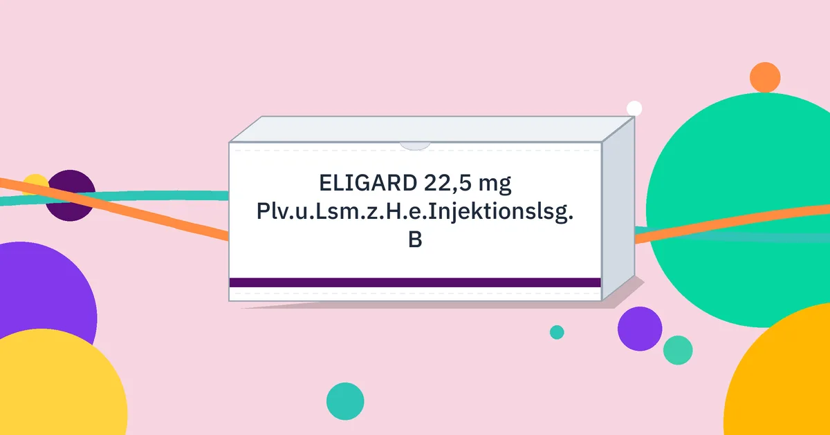 Symbolbild: Packung mit der Aufschrift ELIGARD 22,5 mg Plv.u.Lsm.z.H.e.Injektionslsg. B (PZN 14219618) – Verfügbarkeit und Bezug in Apotheken in Frankfurt am Main