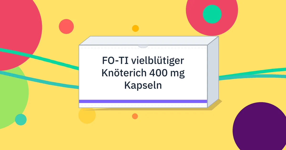 Symbolbild: Packung mit der Aufschrift FO-TI vielblütiger Knöterich 400 mg Kapseln (PZN 11119454) – Verfügbarkeit und Bezug in Apotheken in Frankfurt am Main