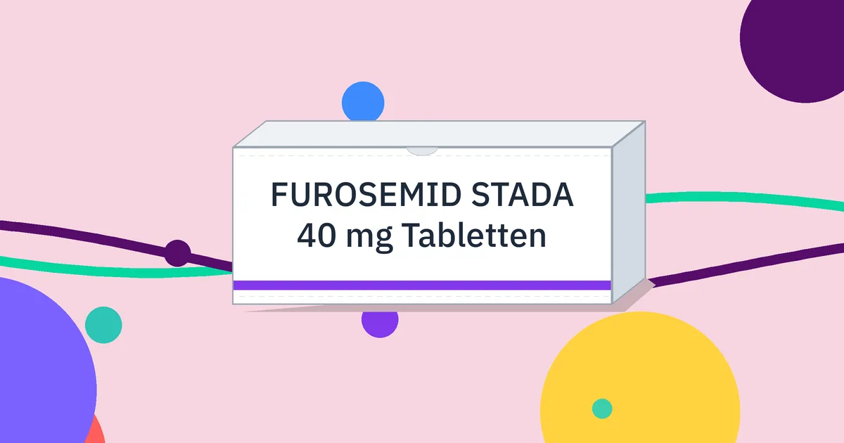 Symbolbild: Packung mit der Aufschrift FUROSEMID STADA 40 mg Tabletten (PZN 04597532) – Verfügbarkeit und Bezug in Apotheken in Frankfurt am Main