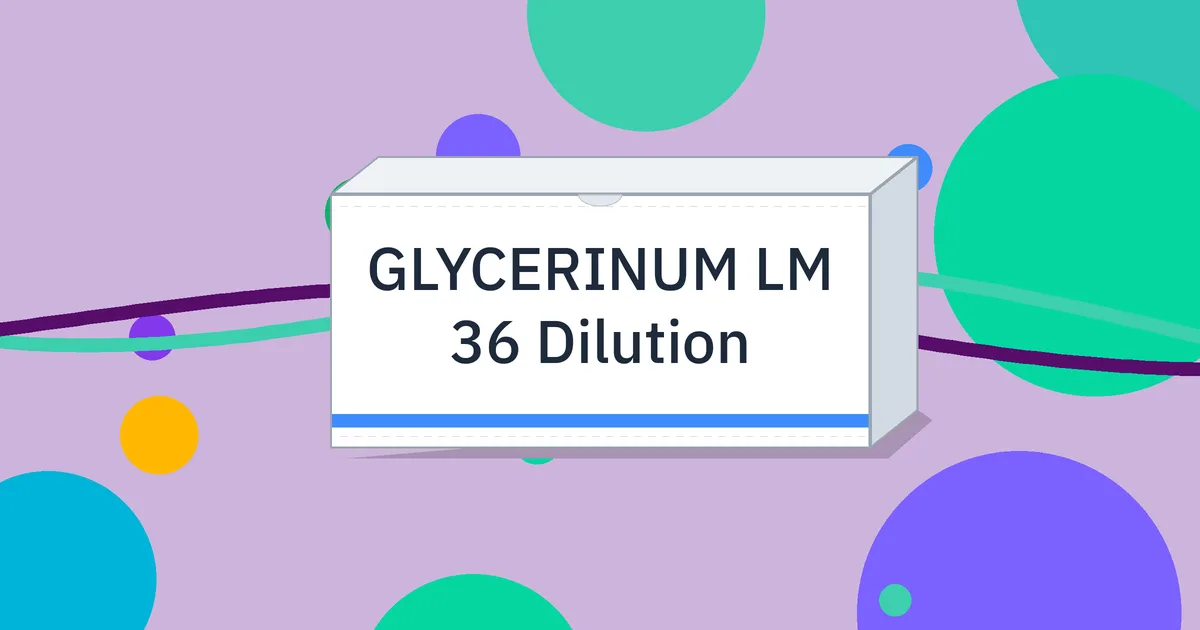 Symbolbild: Packung mit der Aufschrift GLYCERINUM LM 36 Dilution (PZN 12880578) – Verfügbarkeit und Bezug in Apotheken in Frankfurt am Main