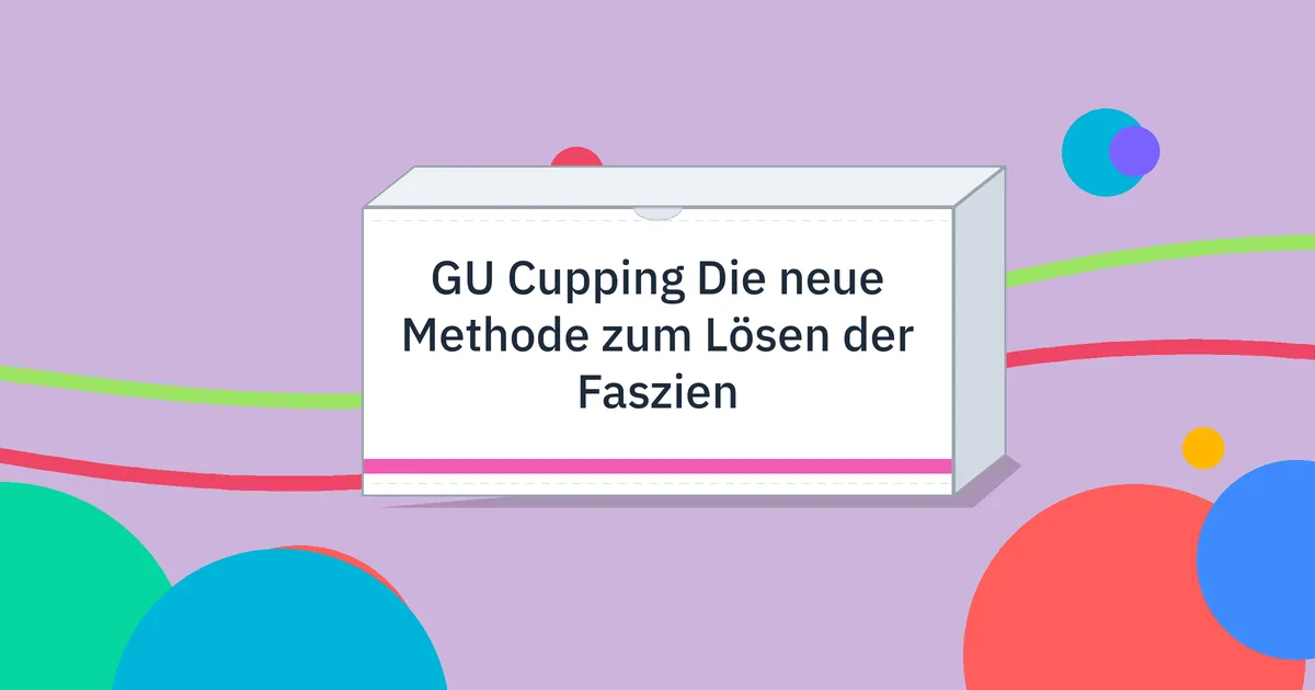 Symbolbild: Packung mit der Aufschrift GU Cupping Die neue Methode zum Lösen der Faszien (PZN 14257257) – Verfügbarkeit und Bezug in Apotheken in Frankfurt am Main