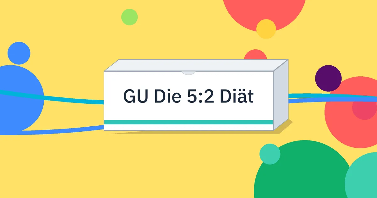 Symbolbild: Packung mit der Aufschrift GU Die 5:2 Diät (PZN 10263249) – Verfügbarkeit und Bezug in Apotheken in Frankfurt am Main