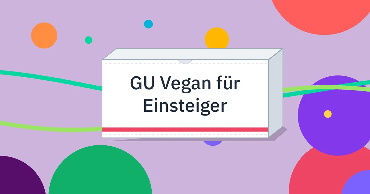 Symbolbild: Packung mit der Aufschrift GU Vegan für Einsteiger (PZN 10263485) – Verfügbarkeit und Bezug in Apotheken in Frankfurt am Main
