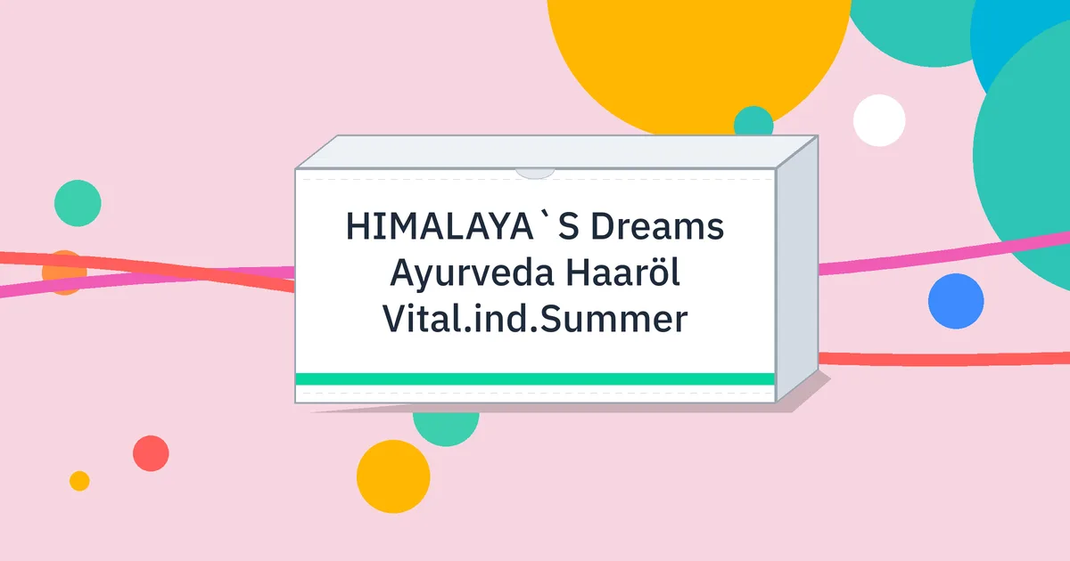 Symbolbild: Packung mit der Aufschrift HIMALAYA`S Dreams Ayurveda Haaröl Vital.ind.Summer (PZN 18204401) – Verfügbarkeit und Bezug in Apotheken in Frankfurt am Main