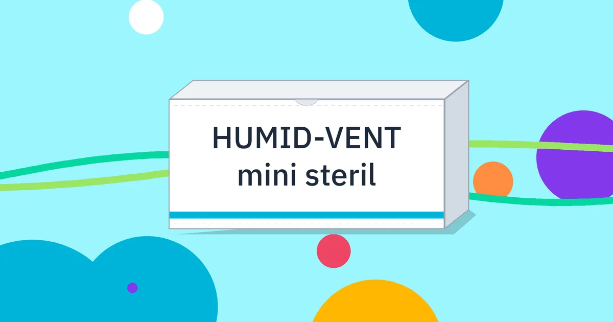 Symbolbild: Packung mit der Aufschrift HUMID-VENT mini steril (PZN 00224455) – Verfügbarkeit und Bezug in Apotheken in Frankfurt am Main