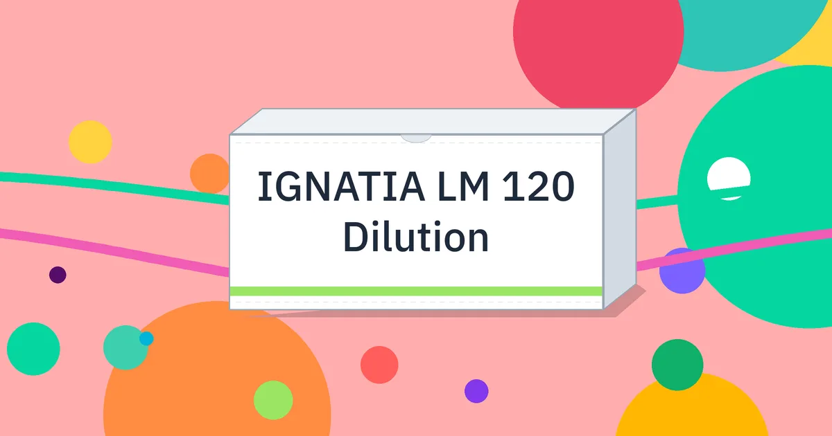 Symbolbild: Packung mit der Aufschrift IGNATIA LM 120 Dilution (PZN 12911942) – Verfügbarkeit und Bezug in Apotheken in Frankfurt am Main