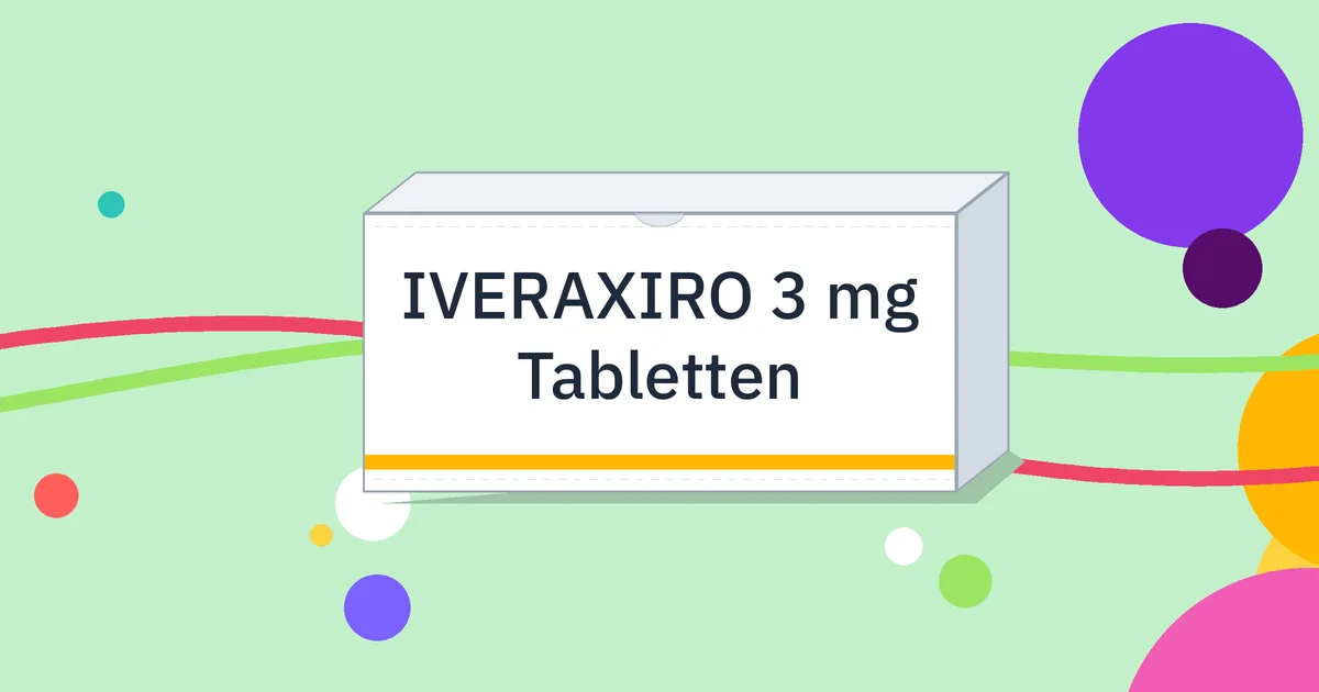 Symbolbild: Packung mit der Aufschrift IVERAXIRO 3 mg Tabletten (PZN 19889163) – Verfügbarkeit und Bezug in Apotheken in Frankfurt am Main