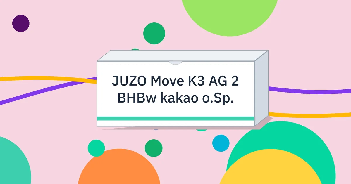 Symbolbild: Packung mit der Aufschrift JUZO Move K3 AG 2 BHBw kakao o.Sp. (PZN 18589772) – Verfügbarkeit und Bezug in Apotheken in Frankfurt am Main