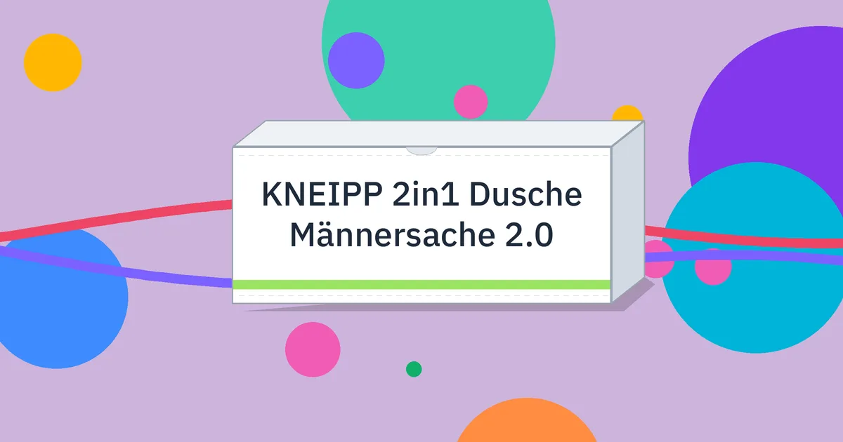 Symbolbild: Packung mit der Aufschrift KNEIPP 2in1 Dusche Männersache 2.0 (PZN 11192675) – Verfügbarkeit und Bezug in Apotheken in Frankfurt am Main