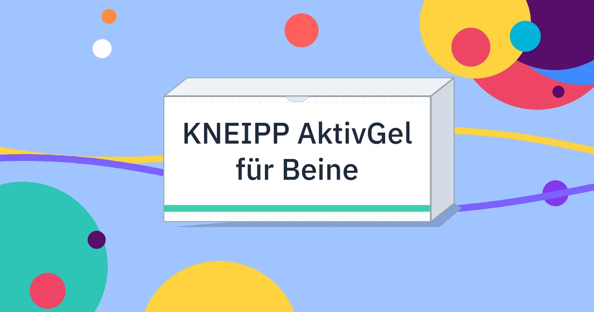 Symbolbild: Packung mit der Aufschrift KNEIPP AktivGel für Beine (PZN 19294760) – Verfügbarkeit und Bezug in Apotheken in Frankfurt am Main