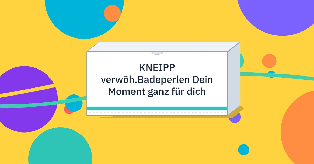 Symbolbild: Packung mit der Aufschrift KNEIPP verwöh.Badeperlen Dein Moment ganz für dich (PZN 18334440) – Verfügbarkeit und Bezug in Apotheken in Frankfurt am Main