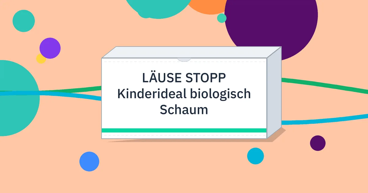Symbolbild: Packung mit der Aufschrift LÄUSE STOPP Kinderideal biologisch Schaum (PZN 00234175) – Verfügbarkeit und Bezug in Apotheken in Frankfurt am Main