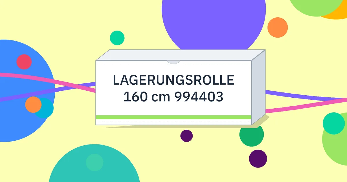 Symbolbild: Packung mit der Aufschrift LAGERUNGSROLLE 160 cm 994403 (PZN 06648541) – Verfügbarkeit und Bezug in Apotheken in Frankfurt am Main