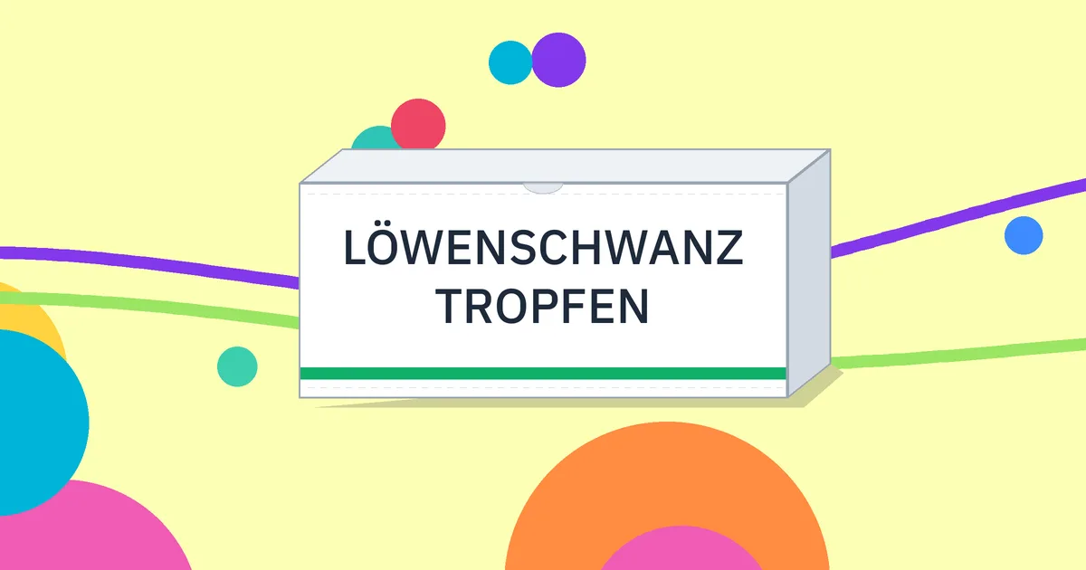 Symbolbild: Packung mit der Aufschrift LÖWENSCHWANZ TROPFEN (PZN 15228944) – Verfügbarkeit und Bezug in Apotheken in Frankfurt am Main