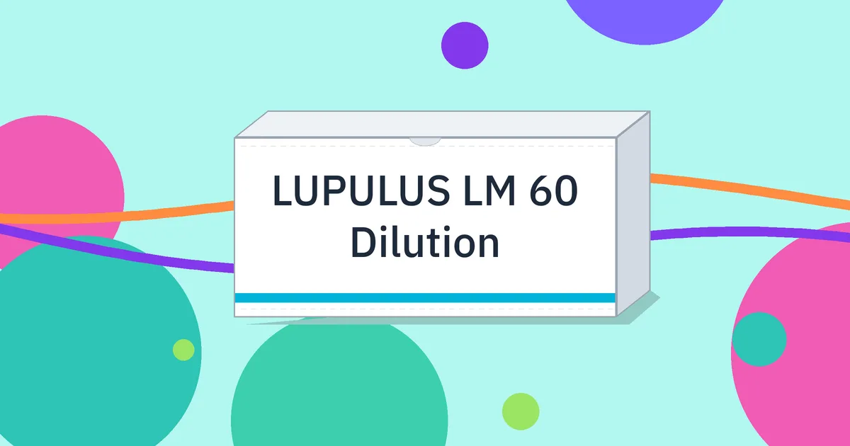 Symbolbild: Packung mit der Aufschrift LUPULUS LM 60 Dilution (PZN 12934593) – Verfügbarkeit und Bezug in Apotheken in Frankfurt am Main