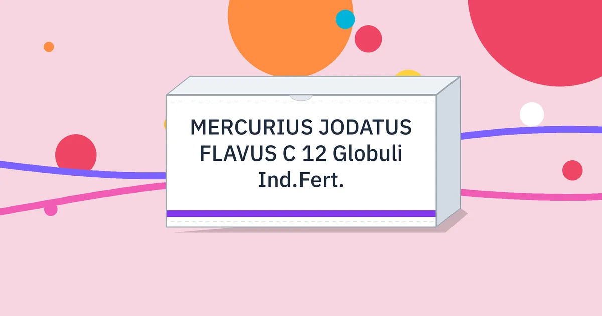 Symbolbild: Packung mit der Aufschrift MERCURIUS JODATUS FLAVUS C 12 Globuli Ind.Fert. (PZN 17657336) – Verfügbarkeit und Bezug in Apotheken in Frankfurt am Main
