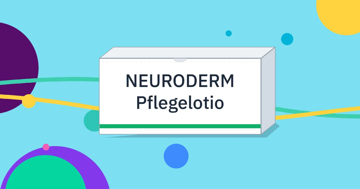 Symbolbild: Packung mit der Aufschrift NEURODERM Pflegelotio (PZN 14058026) – Verfügbarkeit und Bezug in Apotheken in Frankfurt am Main