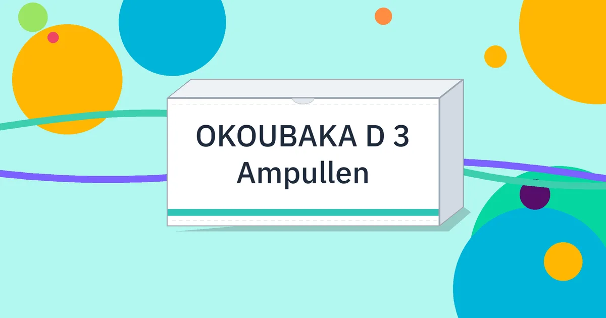 Symbolbild: Packung mit der Aufschrift OKOUBAKA D 3 Ampullen (PZN 11707470) – Verfügbarkeit und Bezug in Apotheken in Frankfurt am Main