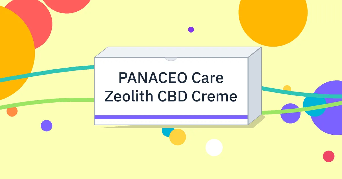 Symbolbild: Packung mit der Aufschrift PANACEO Care Zeolith CBD Creme (PZN 20330544) – Verfügbarkeit und Bezug in Apotheken in Frankfurt am Main