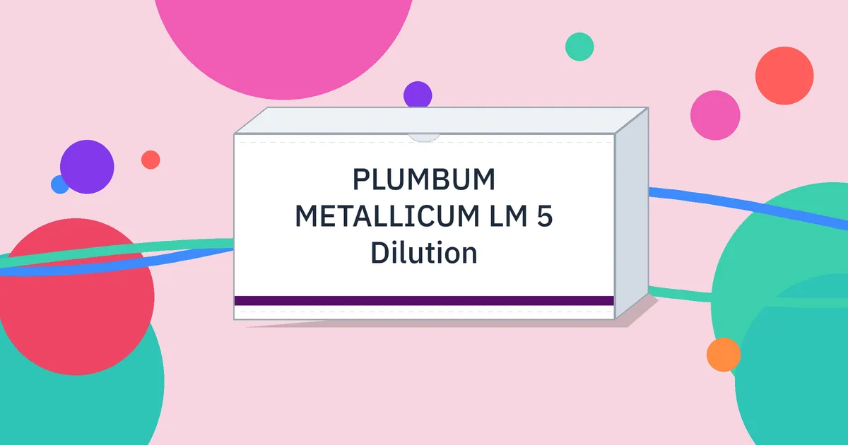 Symbolbild: Packung mit der Aufschrift PLUMBUM METALLICUM LM 5 Dilution (PZN 13041058) – Verfügbarkeit und Bezug in Apotheken in Frankfurt am Main