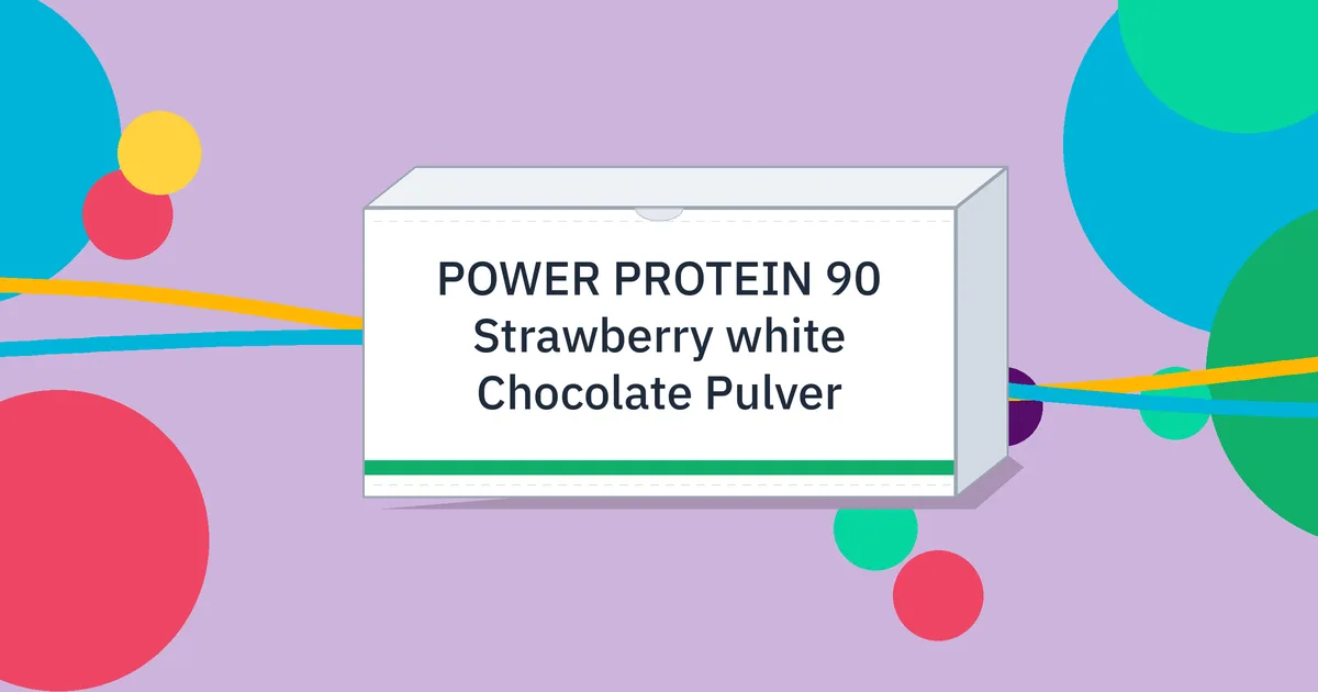 Symbolbild: Packung mit der Aufschrift POWER PROTEIN 90 Strawberry white Chocolate Pulver (PZN 10544221) – Verfügbarkeit und Bezug in Apotheken in Frankfurt am Main