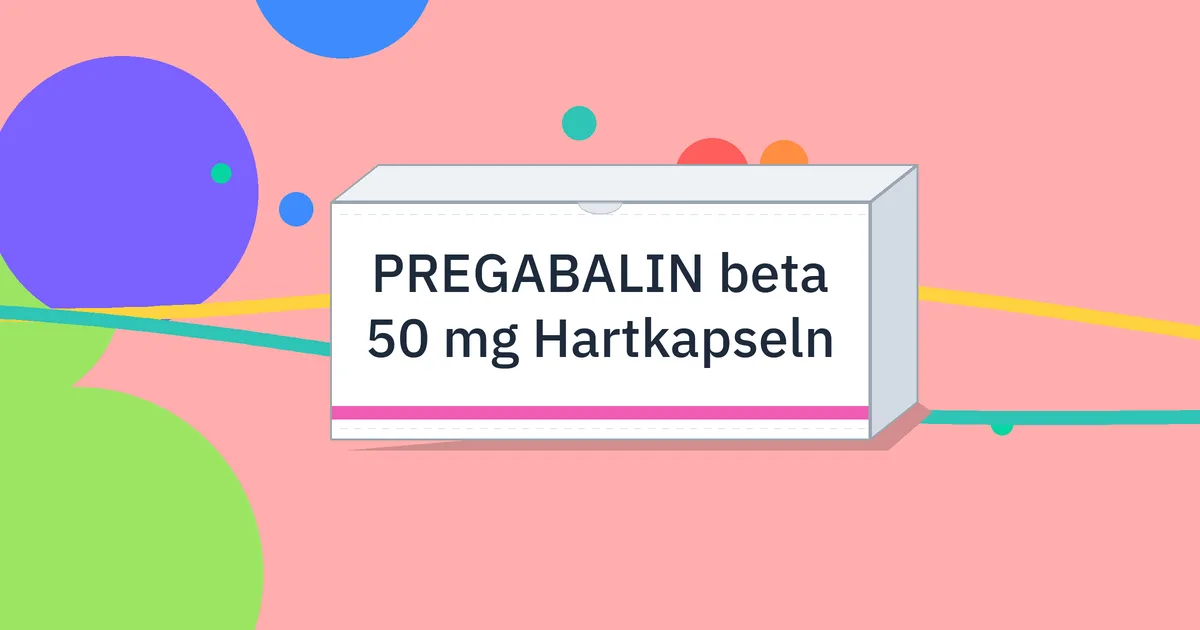 Symbolbild: Packung mit der Aufschrift PREGABALIN beta 50 mg Hartkapseln (PZN 12740268) – Verfügbarkeit und Bezug in Apotheken in Frankfurt am Main