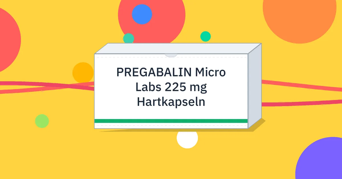 Symbolbild: Packung mit der Aufschrift PREGABALIN Micro Labs 225 mg Hartkapseln (PZN 18153879) – Verfügbarkeit und Bezug in Apotheken in Frankfurt am Main