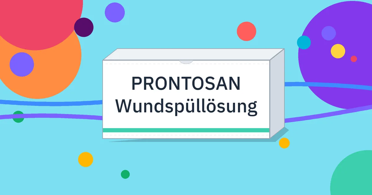 Symbolbild: Packung mit der Aufschrift PRONTOSAN Wundspüllösung (PZN 09513652) – Verfügbarkeit und Bezug in Apotheken in Frankfurt am Main