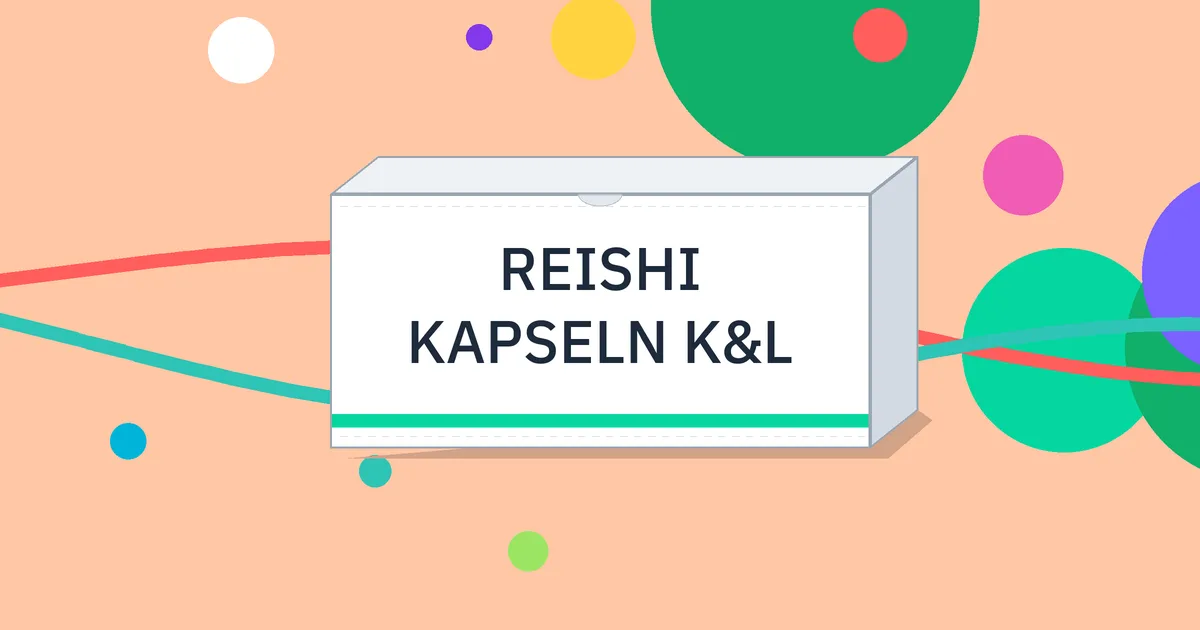 Symbolbild: Packung mit der Aufschrift REISHI KAPSELN K&L (PZN 16900993) – Verfügbarkeit und Bezug in Apotheken in Frankfurt am Main