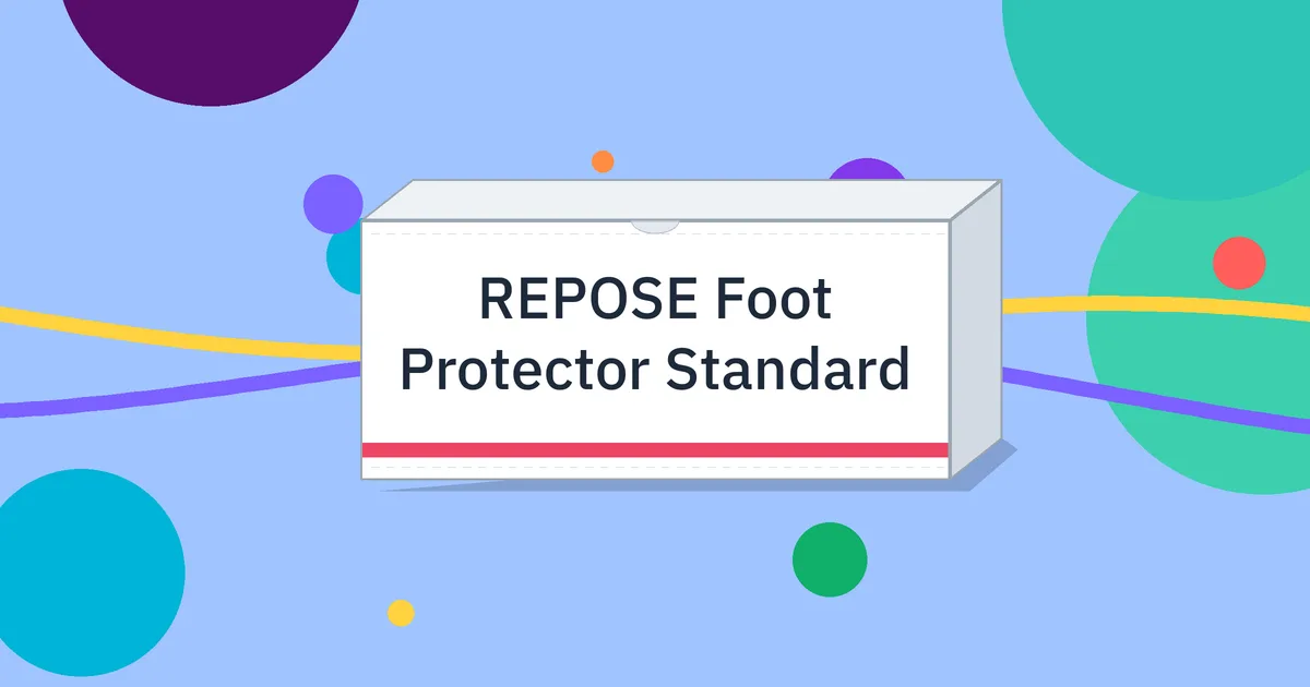 Symbolbild: Packung mit der Aufschrift REPOSE Foot Protector Standard (PZN 16046398) – Verfügbarkeit und Bezug in Apotheken in Frankfurt am Main