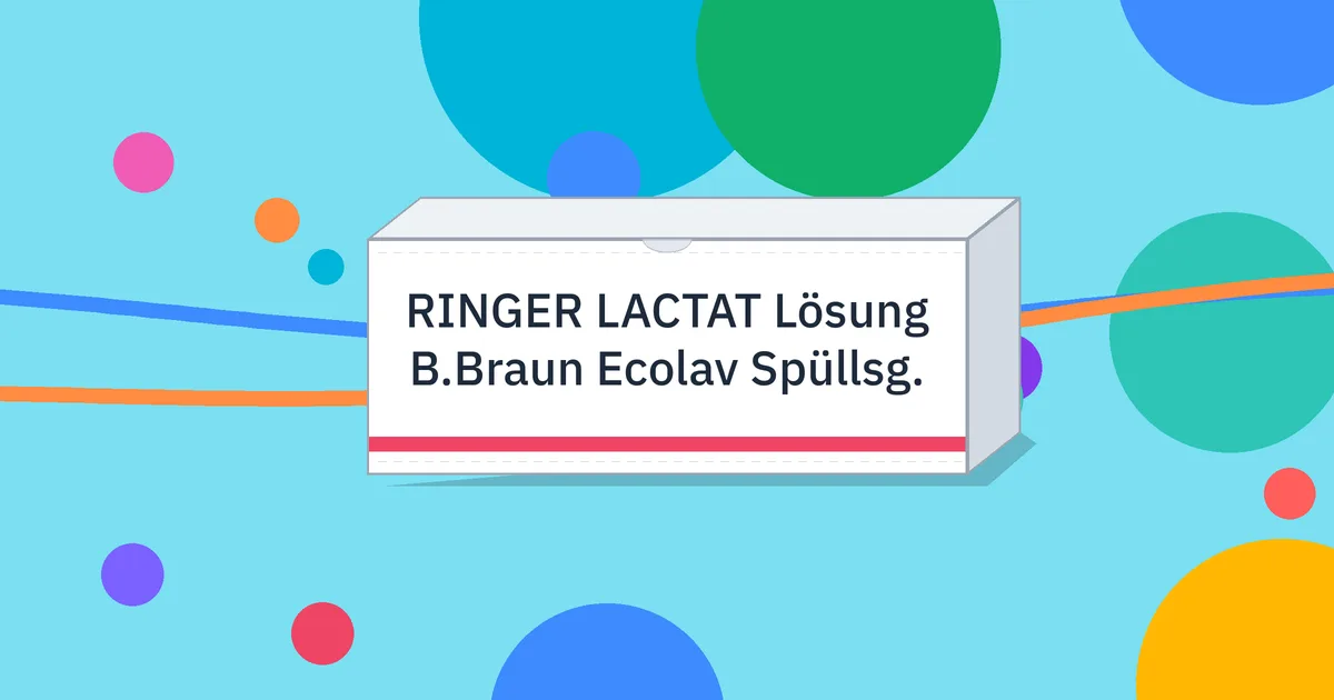 Symbolbild: Packung mit der Aufschrift RINGER LACTAT Lösung B.Braun Ecolav Spüllsg. (PZN 06062657) – Verfügbarkeit und Bezug in Apotheken in Frankfurt am Main
