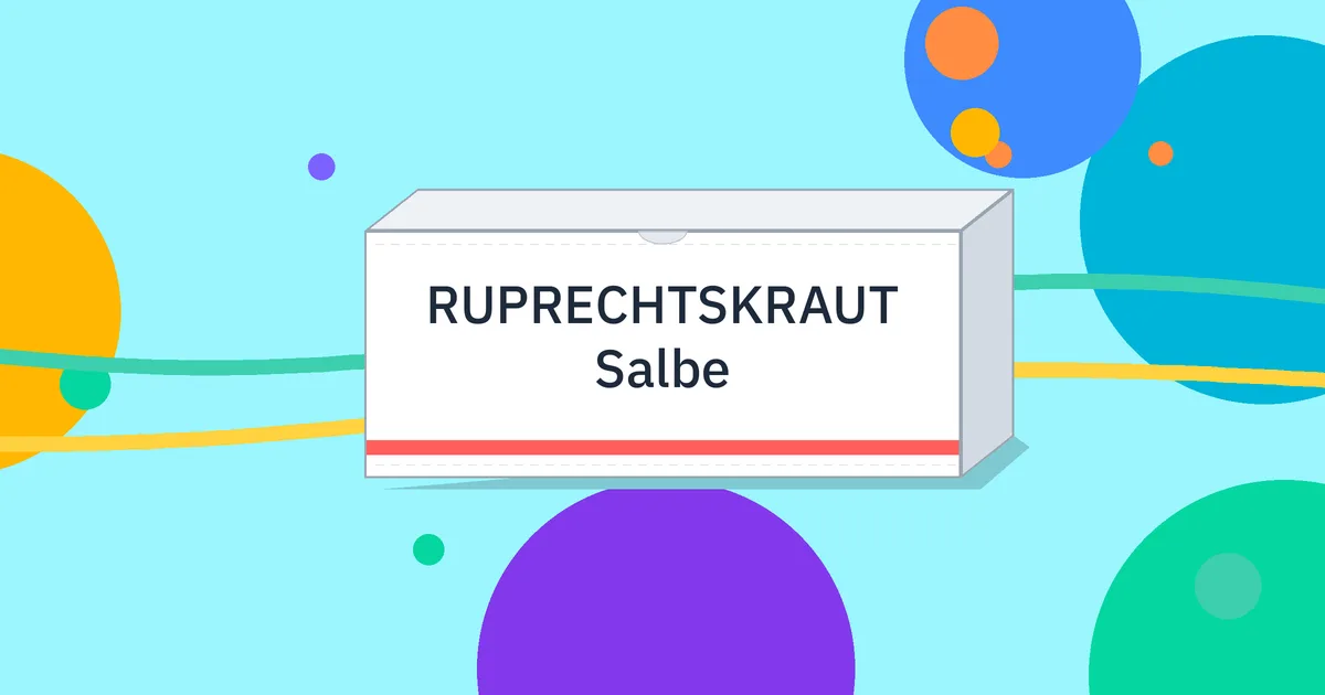 Symbolbild: Packung mit der Aufschrift RUPRECHTSKRAUT Salbe (PZN 18301819) – Verfügbarkeit und Bezug in Apotheken in Frankfurt am Main