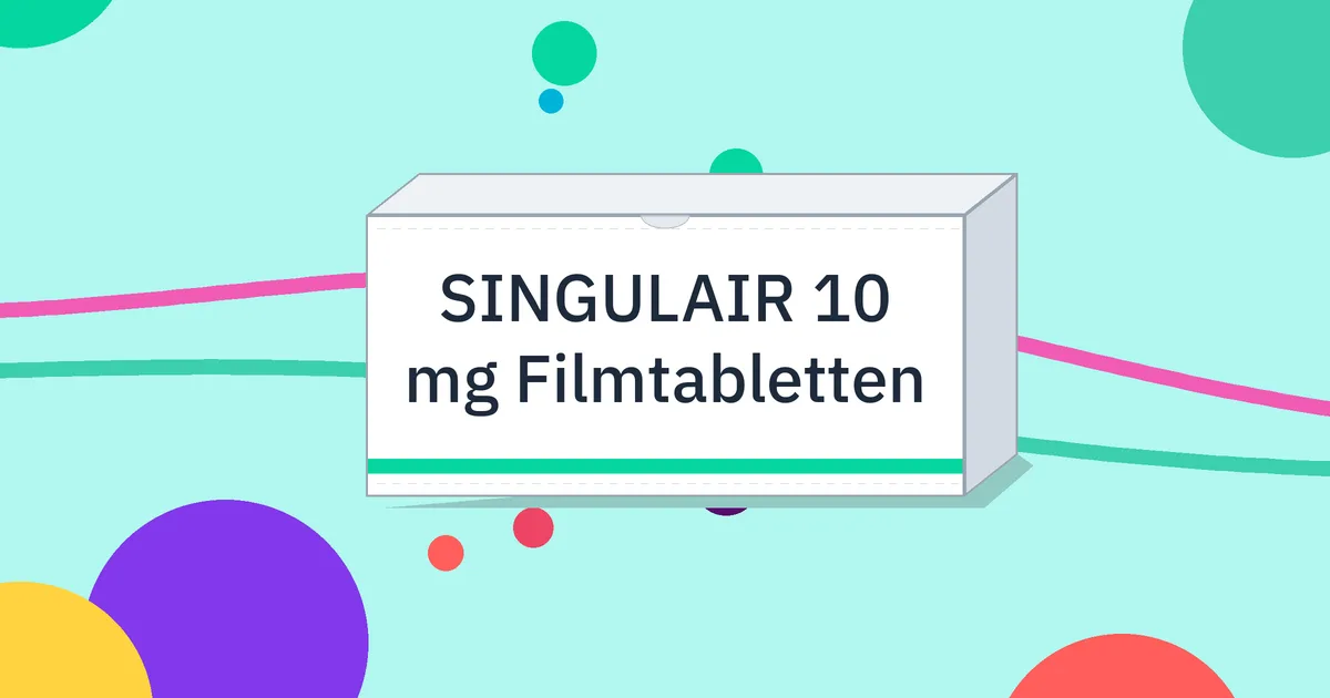 Symbolbild: Packung mit der Aufschrift SINGULAIR 10 mg Filmtabletten (PZN 01017540) – Verfügbarkeit und Bezug in Apotheken in Frankfurt am Main
