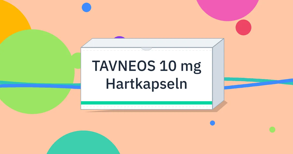 Symbolbild: Packung mit der Aufschrift TAVNEOS 10 mg Hartkapseln (PZN 17441955) – Verfügbarkeit und Bezug in Apotheken in Frankfurt am Main