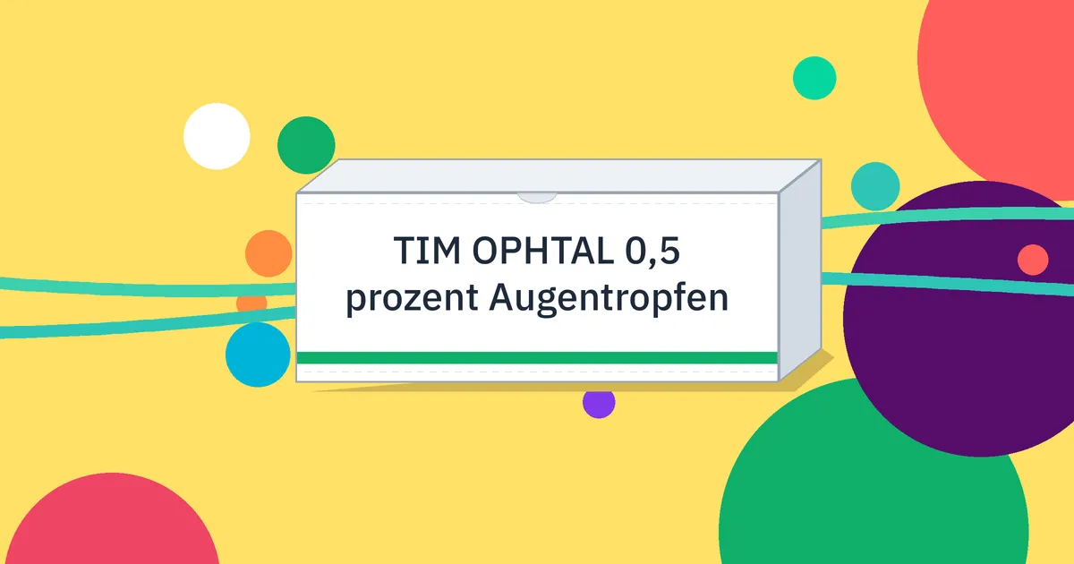 Symbolbild: Packung mit der Aufschrift TIM OPHTAL 0,5 prozent Augentropfen (PZN 04828635) – Verfügbarkeit und Bezug in Apotheken in Frankfurt am Main