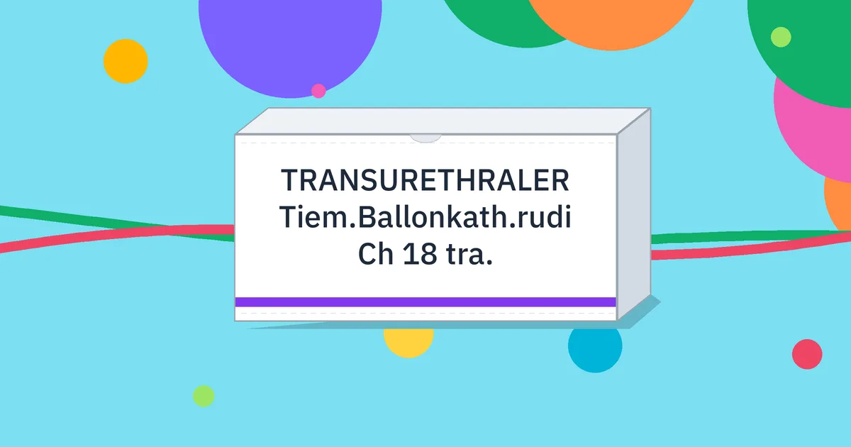 Symbolbild: Packung mit der Aufschrift TRANSURETHRALER Tiem.Ballonkath.rudi Ch 18 tra. (PZN 19950508) – Verfügbarkeit und Bezug in Apotheken in Frankfurt am Main