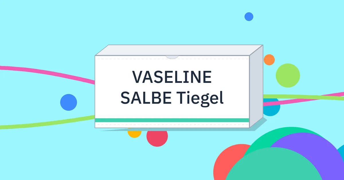 Symbolbild: Packung mit der Aufschrift VASELINE SALBE Tiegel (PZN 17515530) – Verfügbarkeit und Bezug in Apotheken in Frankfurt am Main