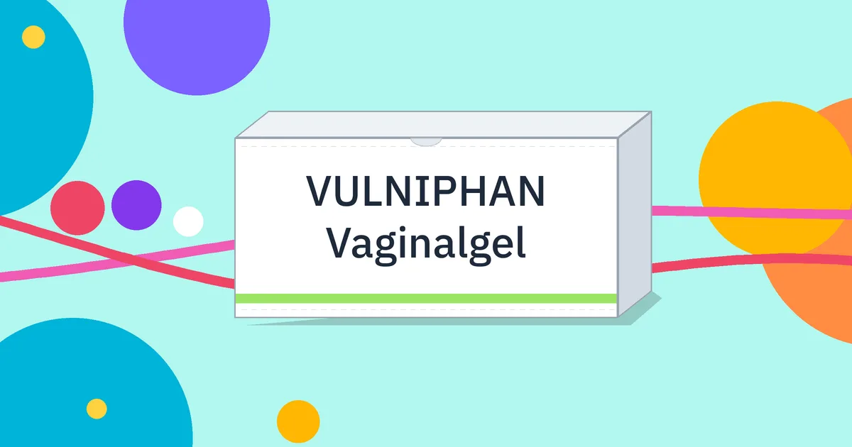 Symbolbild: Packung mit der Aufschrift VULNIPHAN Vaginalgel (PZN 19465948) – Verfügbarkeit und Bezug in Apotheken in Frankfurt am Main