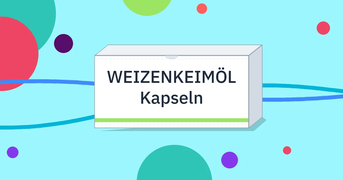 Symbolbild: Packung mit der Aufschrift WEIZENKEIMÖL Kapseln (PZN 10782239) – Verfügbarkeit und Bezug in Apotheken in Frankfurt am Main