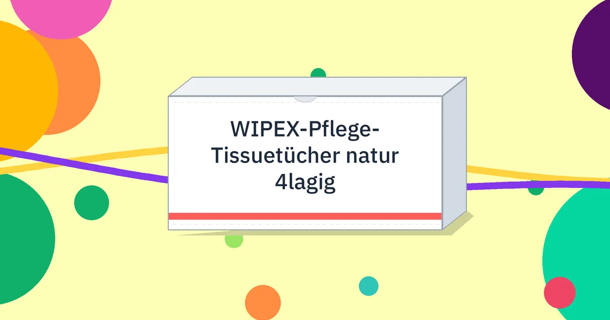 Symbolbild: Packung mit der Aufschrift WIPEX-Pflege-Tissuetücher natur 4lagig (PZN 14886450) – Verfügbarkeit und Bezug in Apotheken in Frankfurt am Main