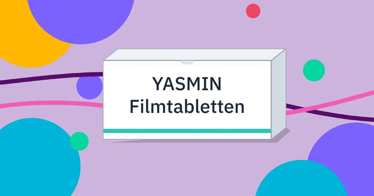 Symbolbild: Packung mit der Aufschrift YASMIN Filmtabletten (PZN 11369961) – Verfügbarkeit und Bezug in Apotheken in Frankfurt am Main