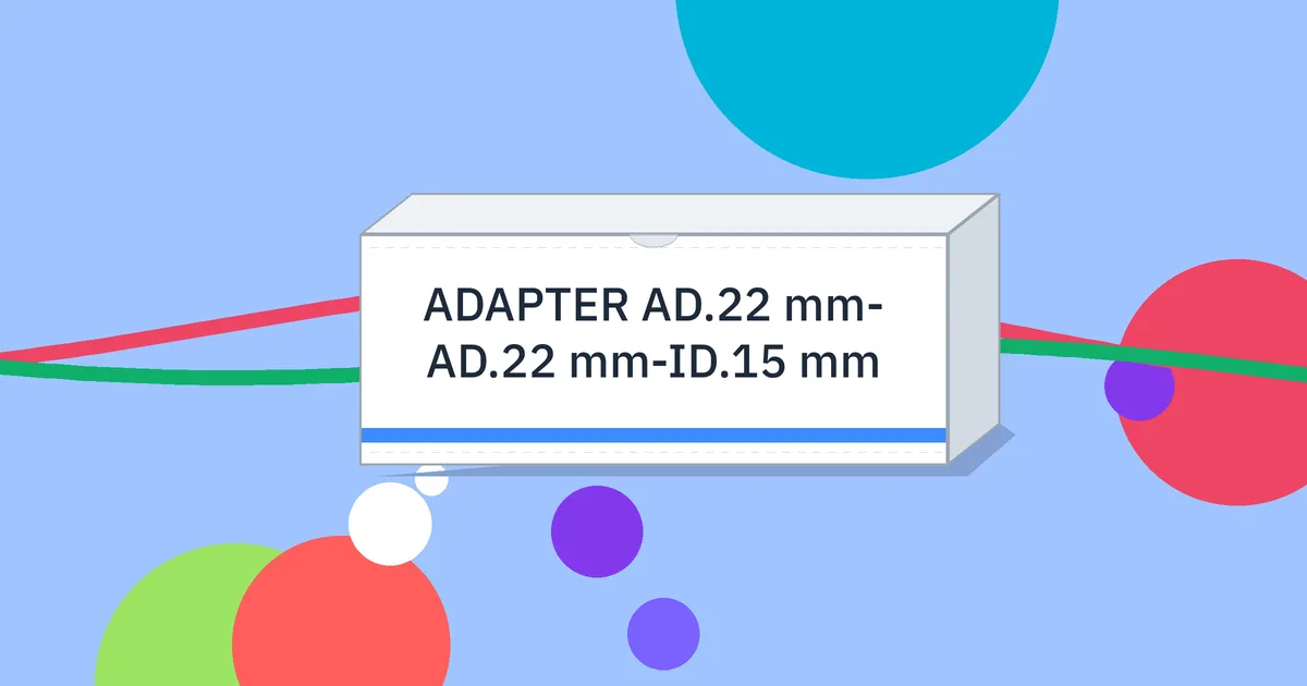 Symbolbild: Packung mit der Aufschrift ADAPTER AD.22 mm-AD.22 mm-ID.15 mm (PZN 17431796) – Verfügbarkeit und Bezug in Apotheken in Frankfurt am Main