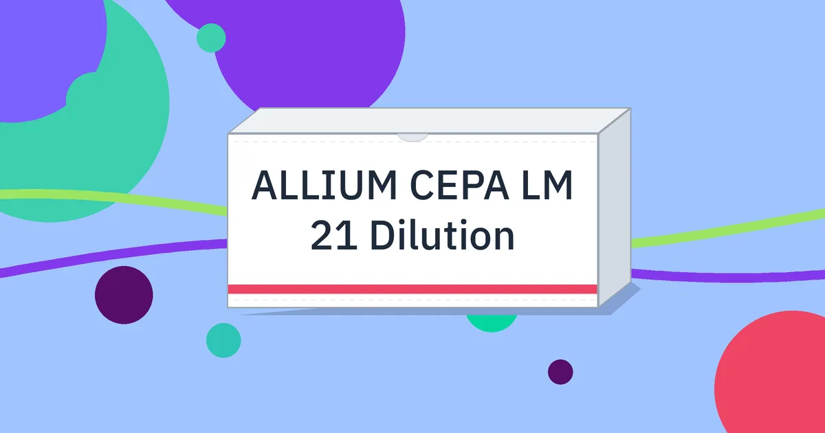 Symbolbild: Packung mit der Aufschrift ALLIUM CEPA LM 21 Dilution (PZN 12756737) – Verfügbarkeit und Bezug in Apotheken in Frankfurt am Main