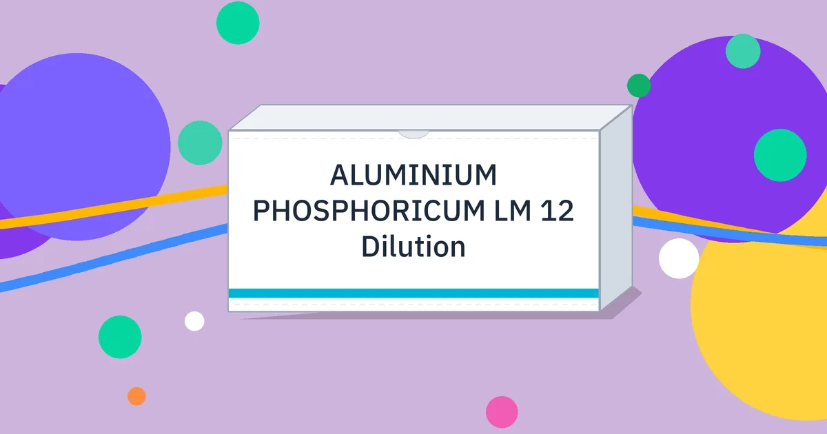 Symbolbild: Packung mit der Aufschrift ALUMINIUM PHOSPHORICUM LM 12 Dilution (PZN 13317141) – Verfügbarkeit und Bezug in Apotheken in Frankfurt am Main