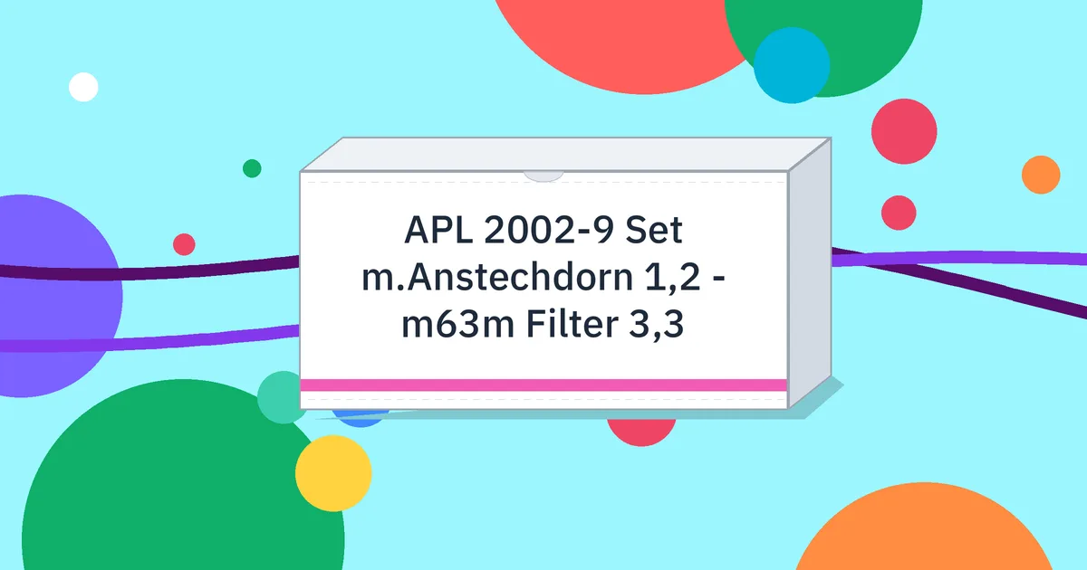 Symbolbild: Packung mit der Aufschrift APL 2002-9 Set m.Anstechdorn 1,2 -m63m Filter 3,3 (PZN 04406408) – Verfügbarkeit und Bezug in Apotheken in Frankfurt am Main