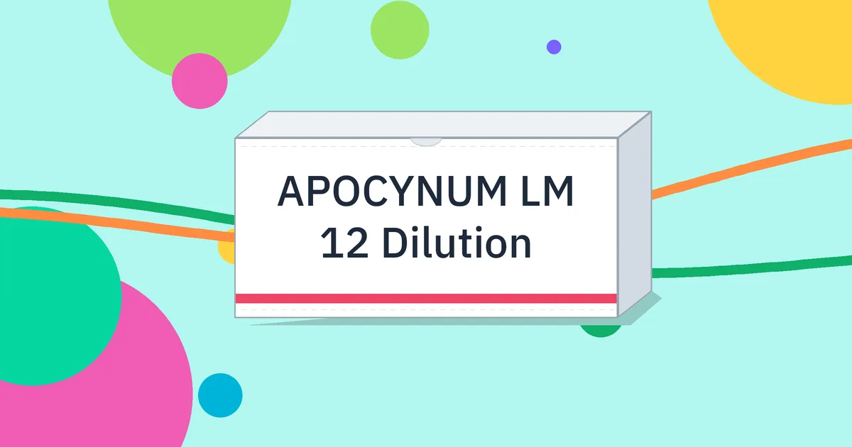 Symbolbild: Packung mit der Aufschrift APOCYNUM LM 12 Dilution (PZN 13379260) – Verfügbarkeit und Bezug in Apotheken in Frankfurt am Main