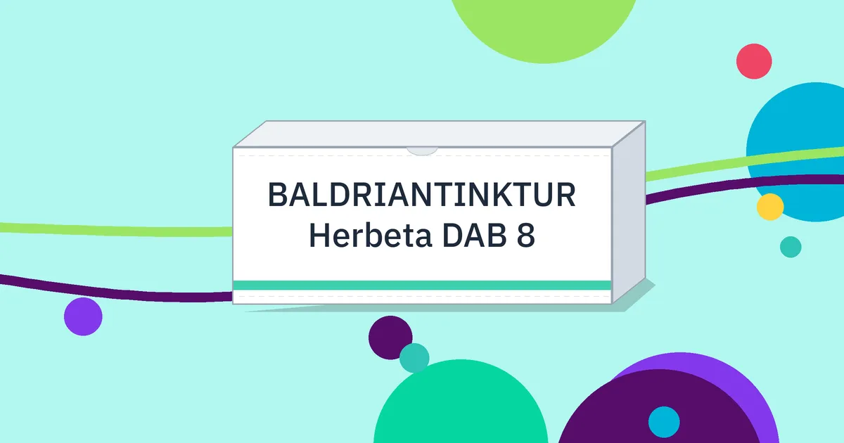 Symbolbild: Packung mit der Aufschrift BALDRIANTINKTUR Herbeta DAB 8 (PZN 03118506) – Verfügbarkeit und Bezug in Apotheken in Frankfurt am Main