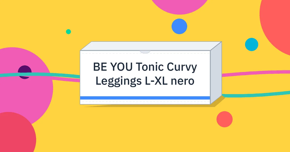 Symbolbild: Packung mit der Aufschrift BE YOU Tonic Curvy Leggings L-XL nero (PZN 18319653) – Verfügbarkeit und Bezug in Apotheken in Frankfurt am Main